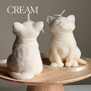 Sweet Cat Candle| Handmade Gift| Animal Candle| Soy Wax Candle| Hand ...