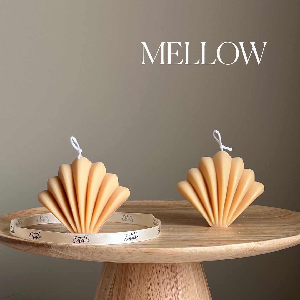 Soy Scallop Shell Candle | Summer Home Decor, Vegan Candle - Etsy