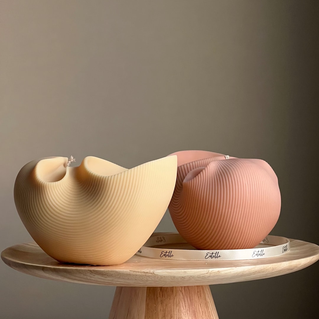 Huge Sea Shell Candle | Decorative Soy Wax Candle | Clam Shell Candle ...