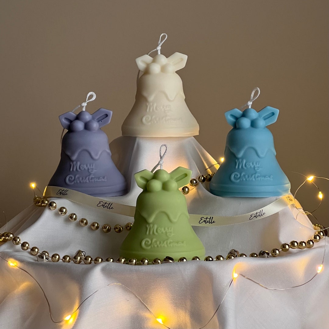 Christmas Bell Candle |handmade Gift| Cute Soy Candle | Christmas Decor ...