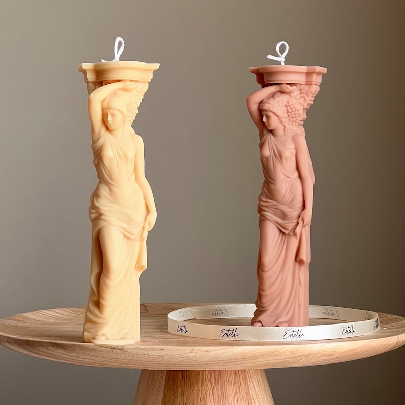 Greek Bust Candle - Etsy