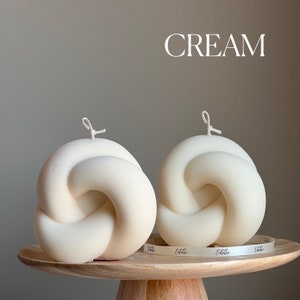 Huge Knot Candle | Trendy Rope Handmade Decorative Candle | Pillar ...