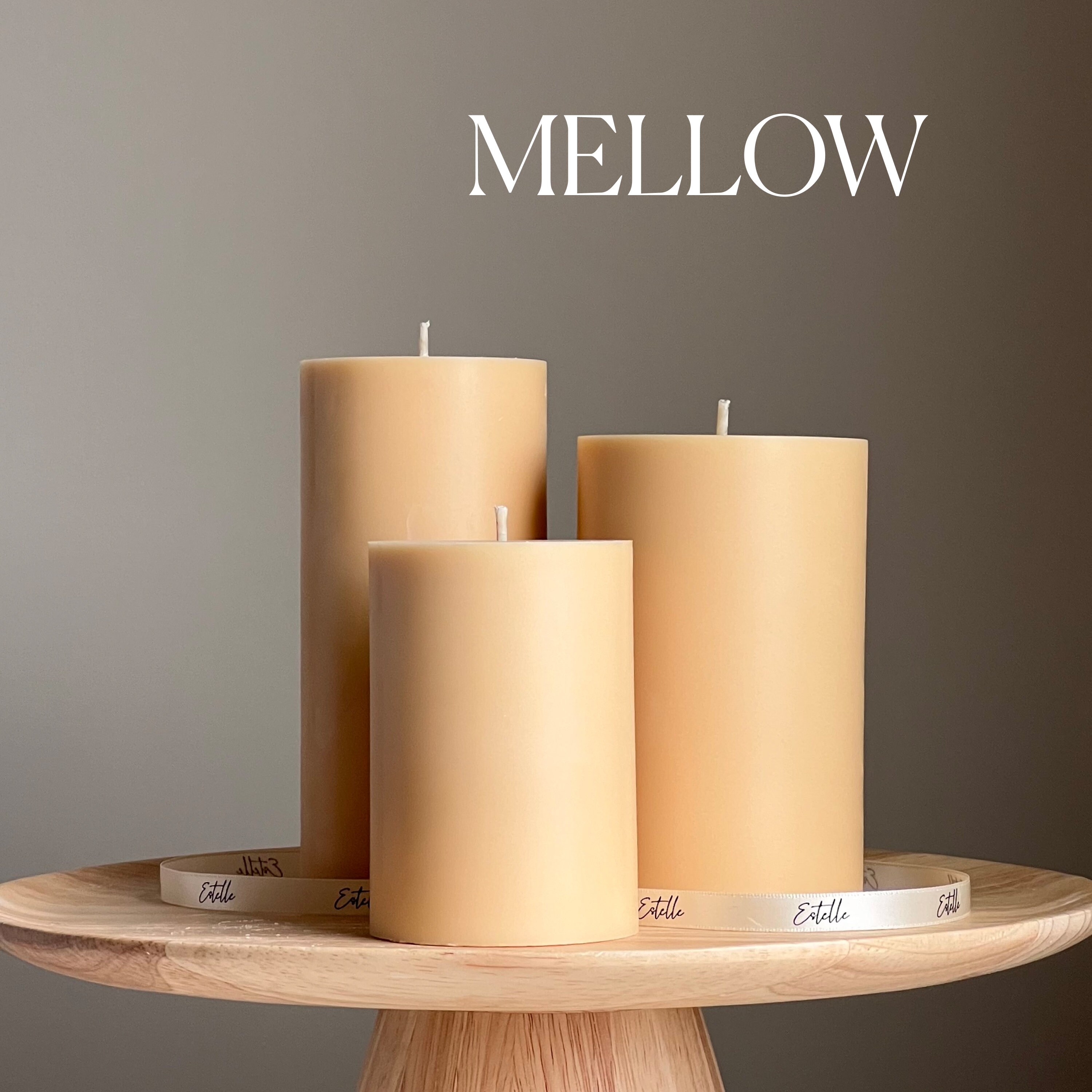 Handmade Soy Wax Pillar Candle: Decorative Candle - Etsy