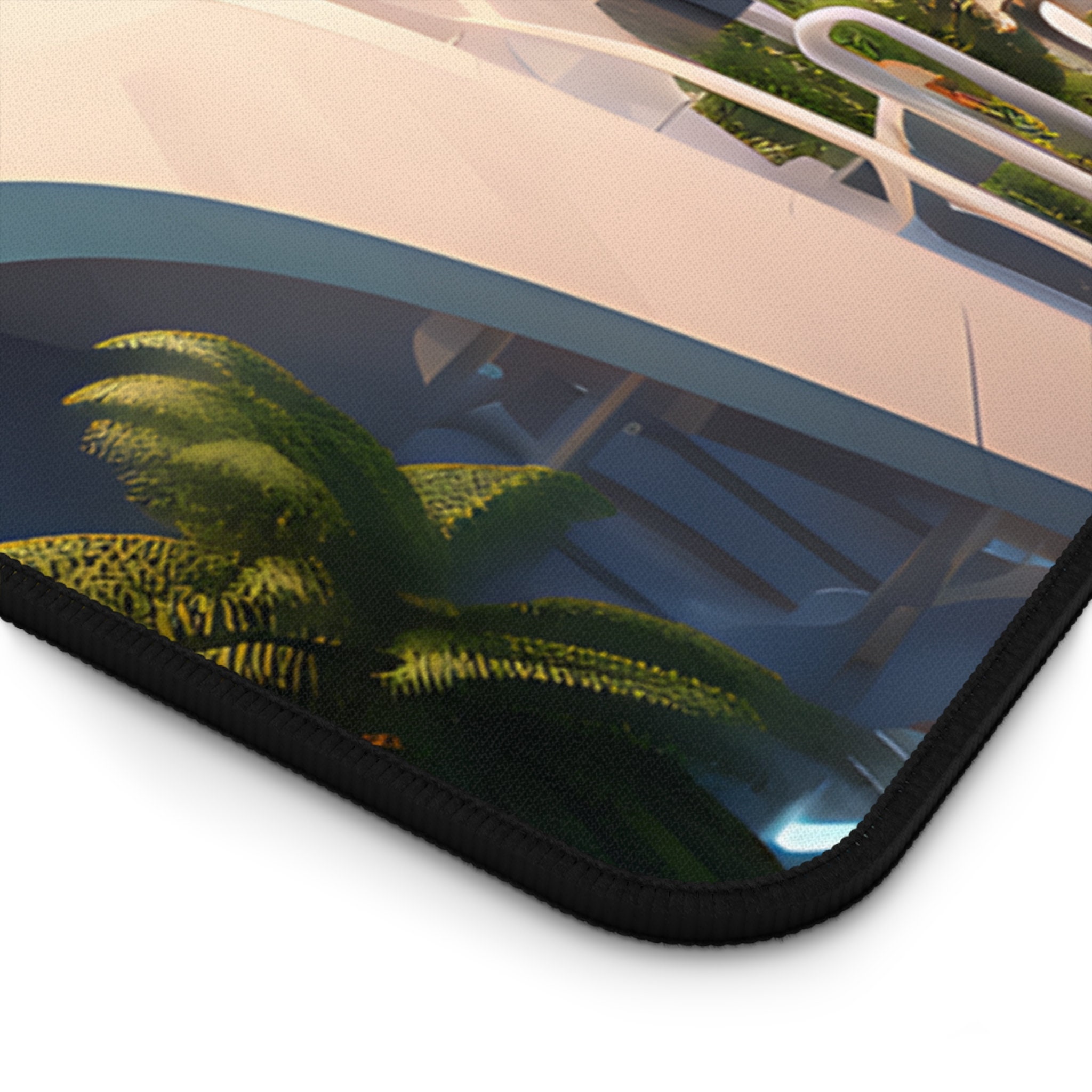 Futuristic City Desk Mat Sci-fi Aesthetic Fantasy Desk Pad - Etsy