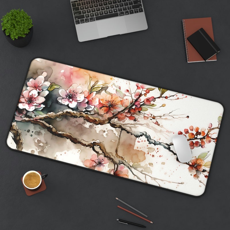 Cherry Blossom Mouse Pad - Etsy