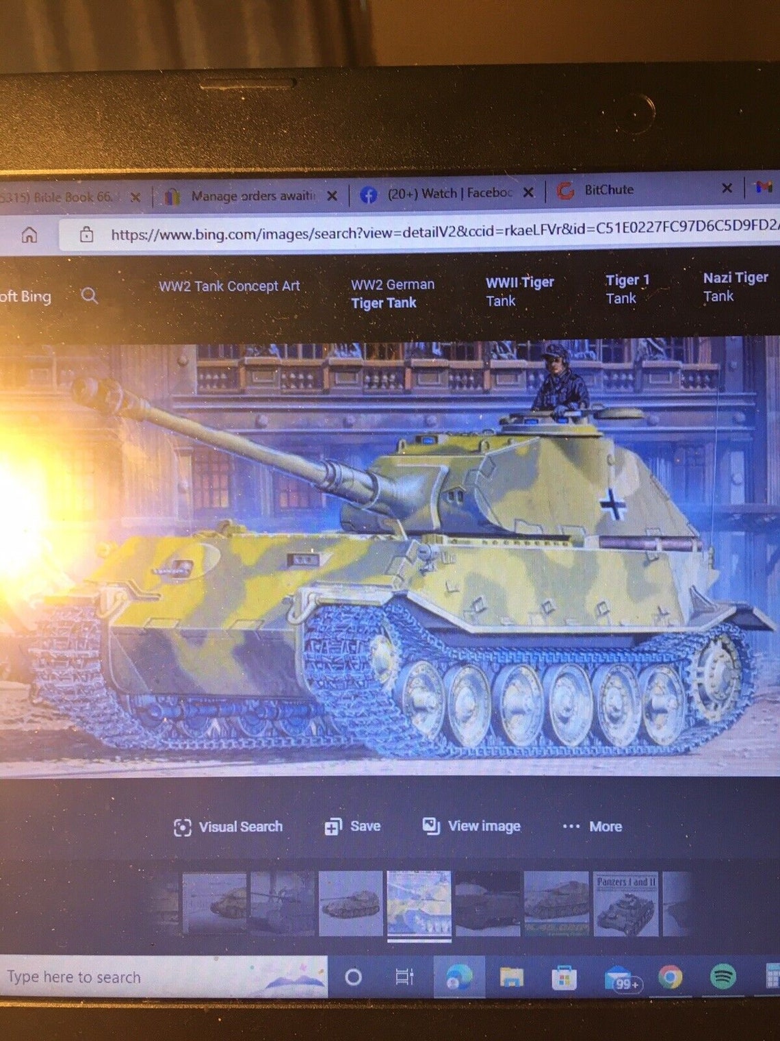 SCALE 1/72 WW2 GERMAN VK.4501 (P) Ausf H Prototype Tank - Painted ...