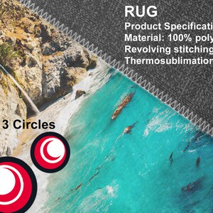 Color Splash Rug Dark Gray Background - Etsy