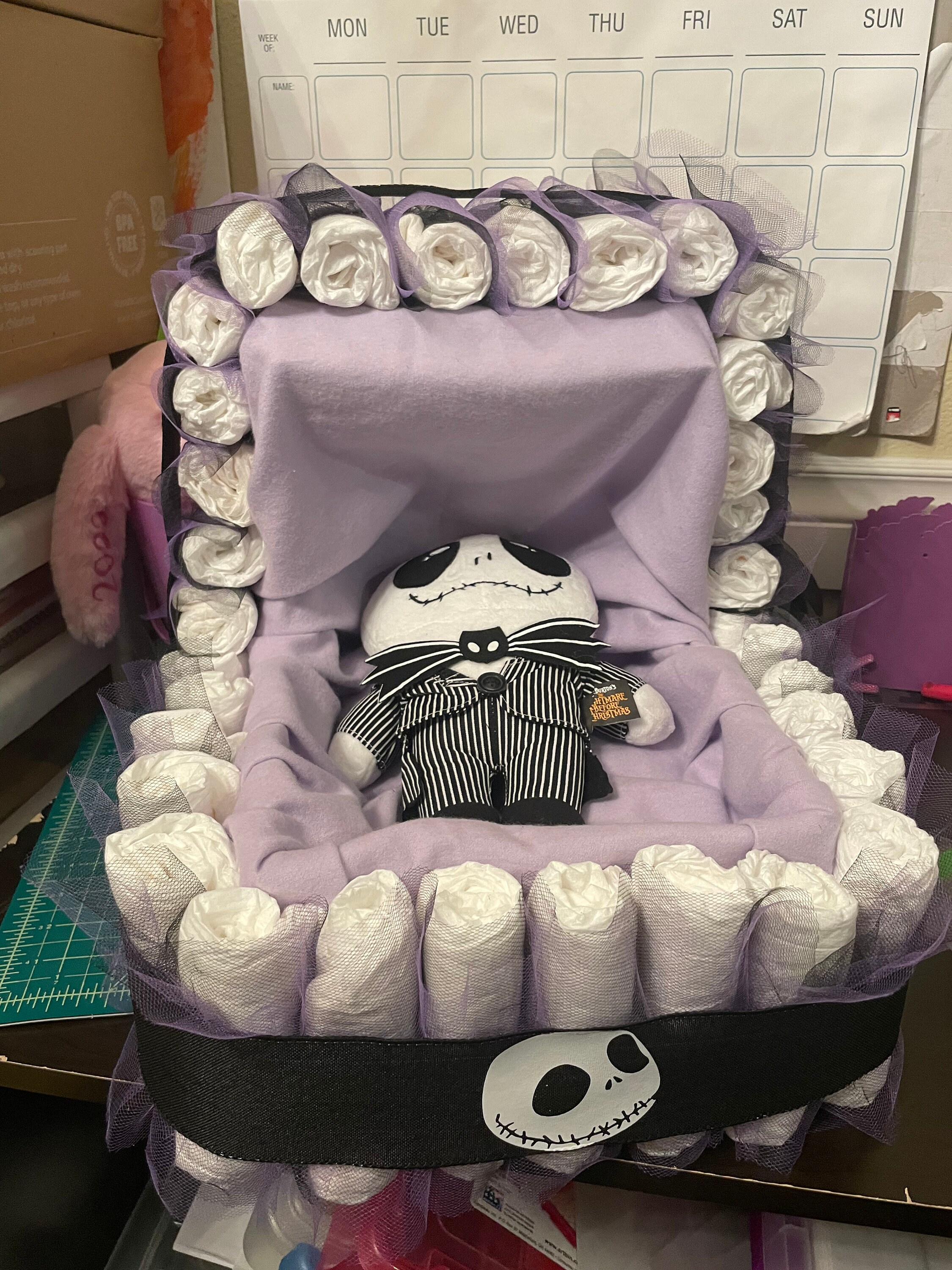 Nightmare Before Christmas Diaper Cake - Etsy