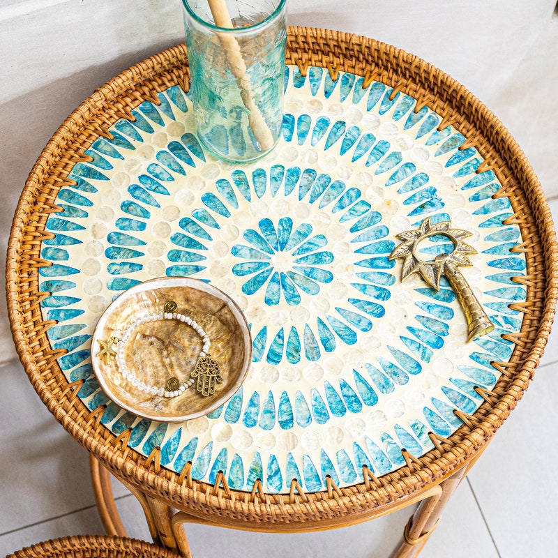Boho Side Table - Etsy