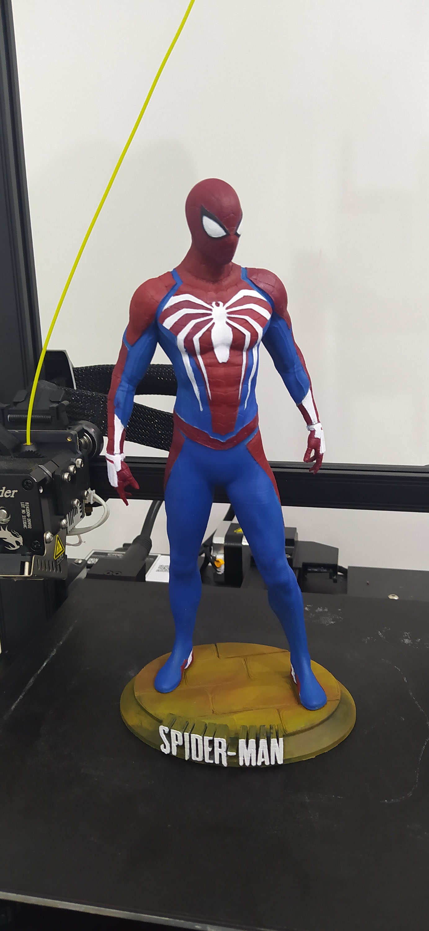 Spiderman Game Suit Statue Spider-man Figure Spider Man Sculpture - Etsy