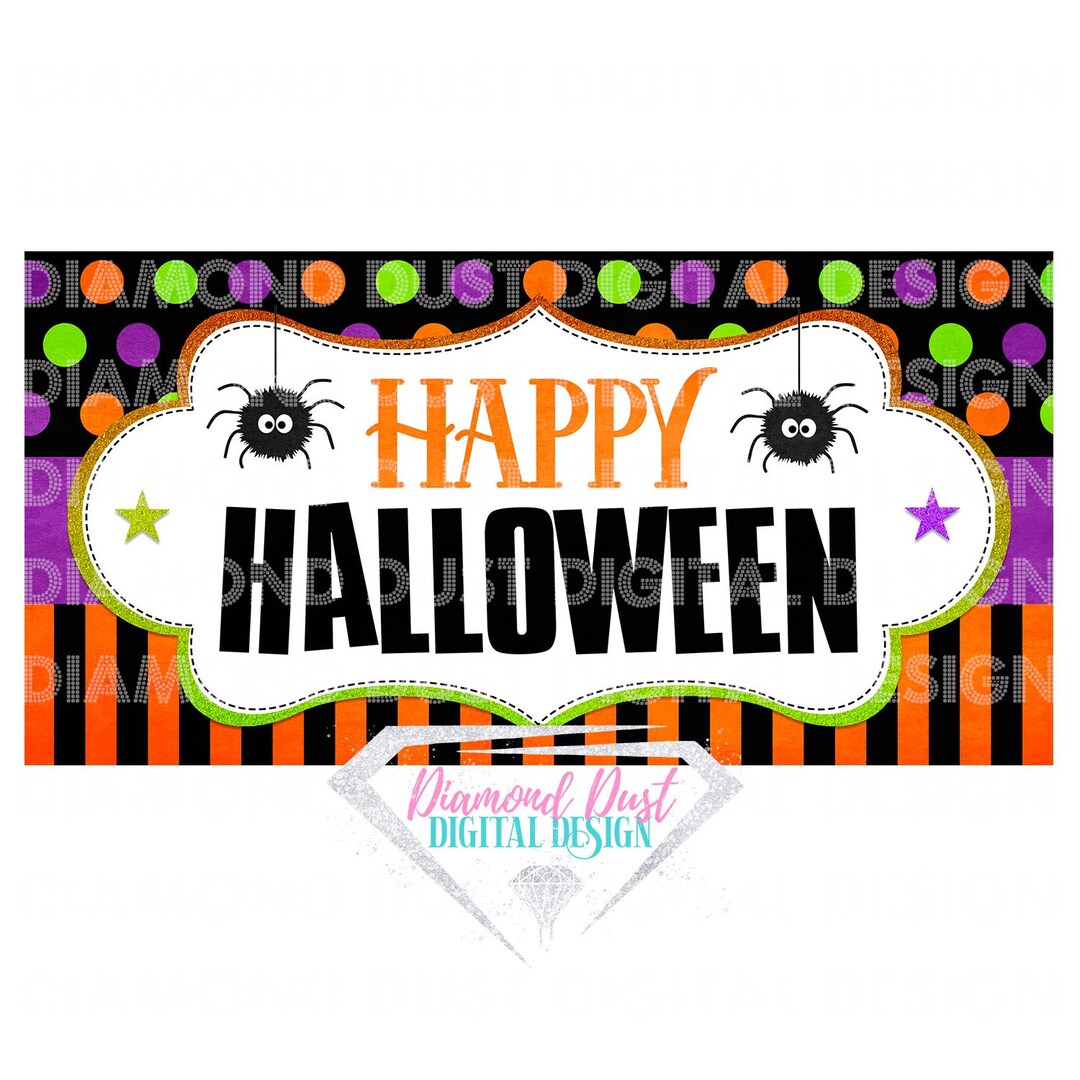 Happy Haunting 6x12 Digital Print, Sublimation Graphics, Printable ...