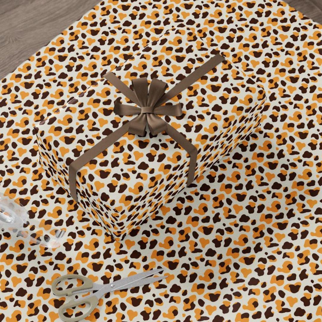 Wrapping Papers, Cheetah Print Gift Wrap, Trendy Animal Pattern Sheets ...