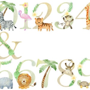Safari Animals Alphabet - Etsy