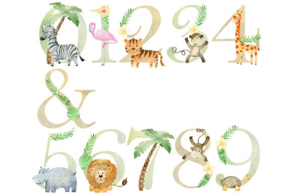 Safari Animals Alphabet - Etsy