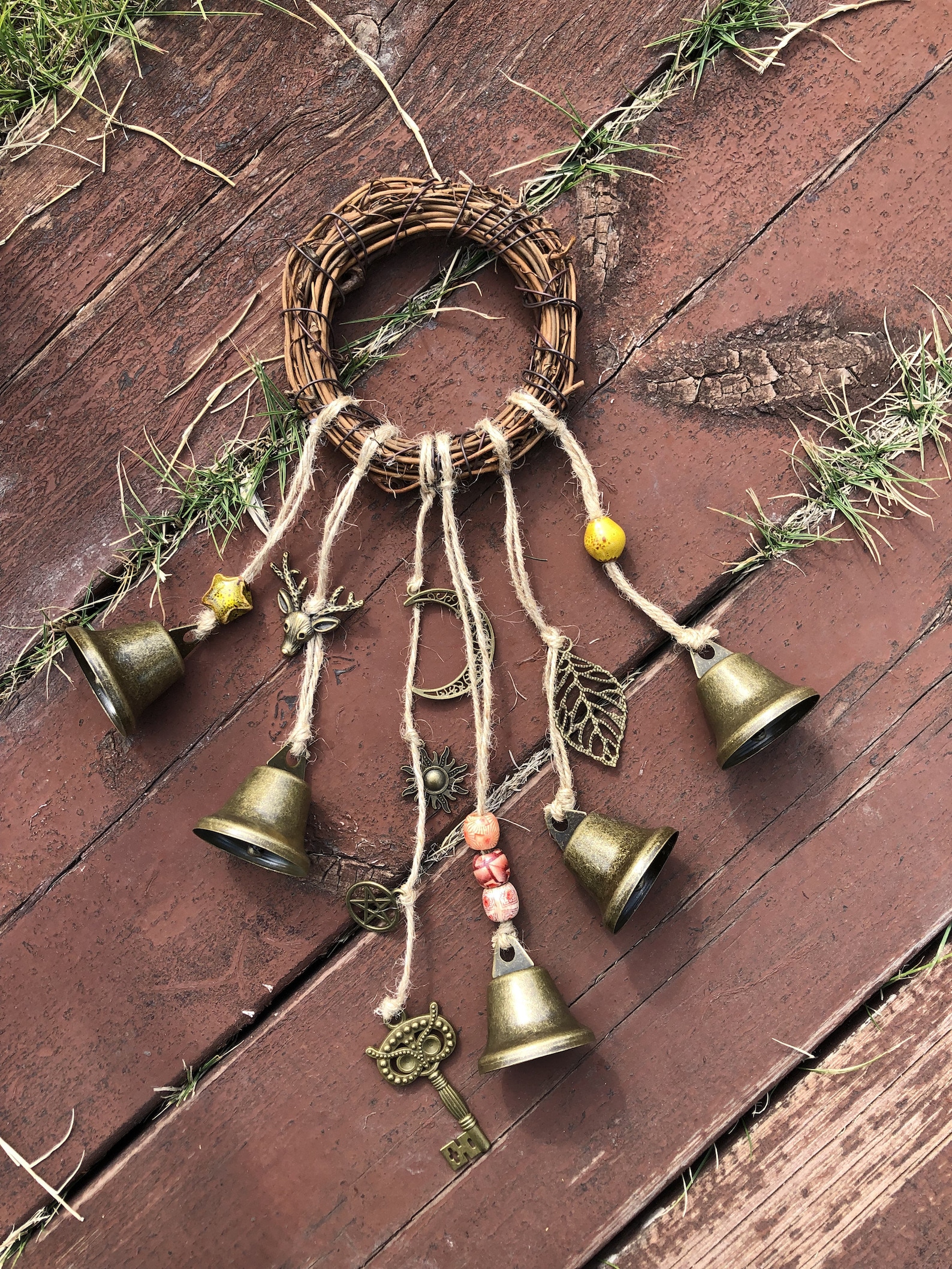 Kitchen Altar Decor, Rustic Bell, Witch Bells, Witchcraft Decor, Gifts ...