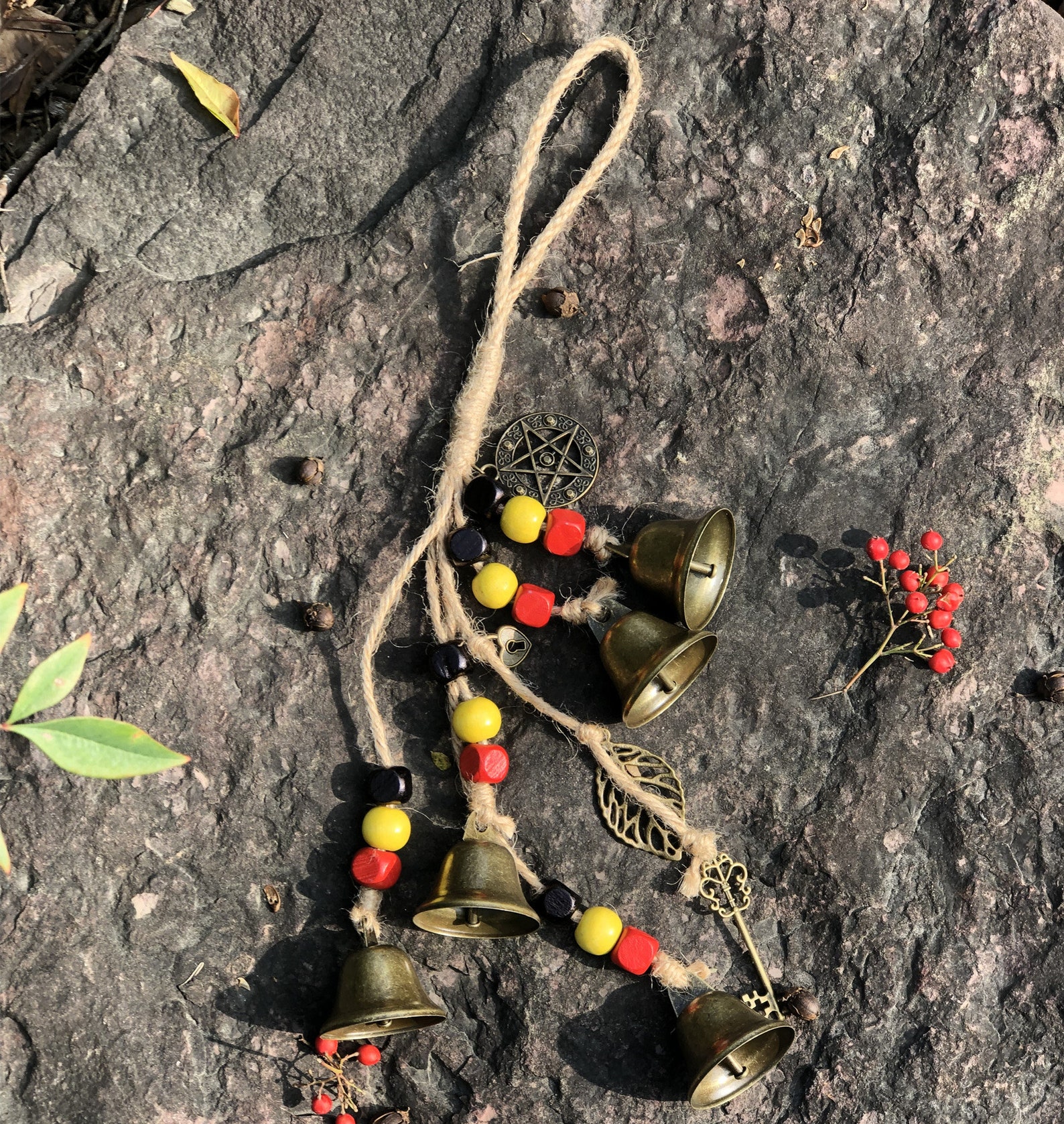 Garden Patio Magic Bells Rustic Bells Home Protection Bells - Etsy