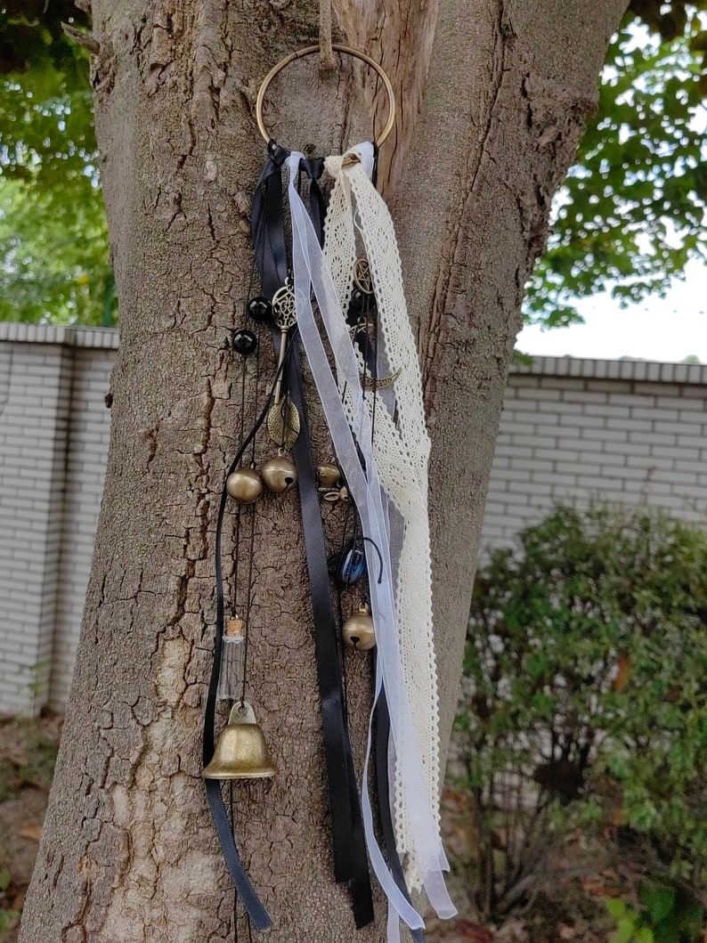 Witch Bells for Home Protection Magic, Decorated Door Knob, Witch ...
