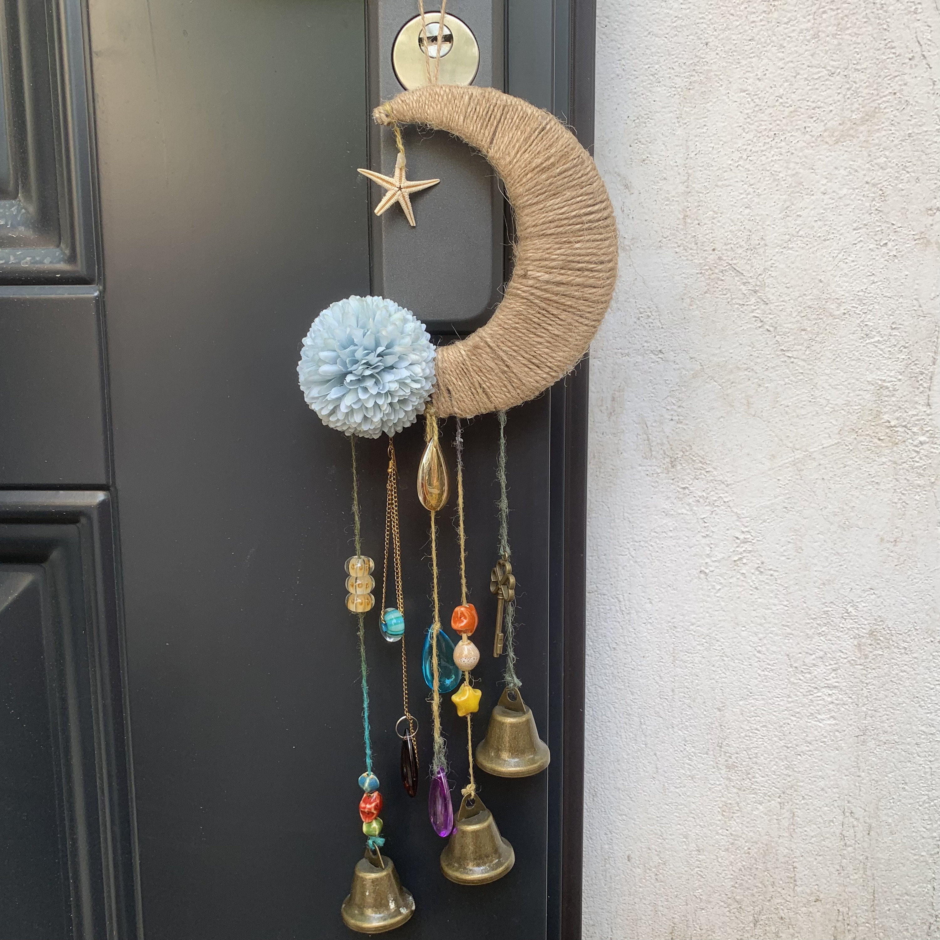Moon Door Hanger, Spiritual Bells, Witch Bells, Door Bells, Protection ...