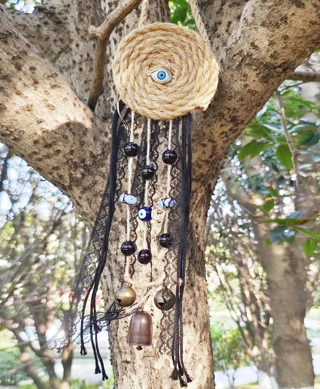 Witch Bells Wreath , Witch Bells Protection, Hanging Bells for ...