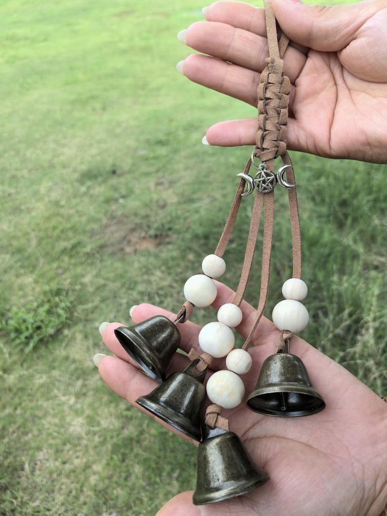 Hanging Witch Bells for Porch, Witch Bells for Home Protection, Cleanse ...