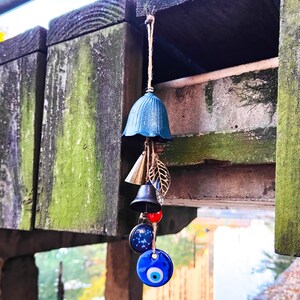 Evil Eyes Witch Bells, Witch Bells for Door Protection, Hanging Bells ...