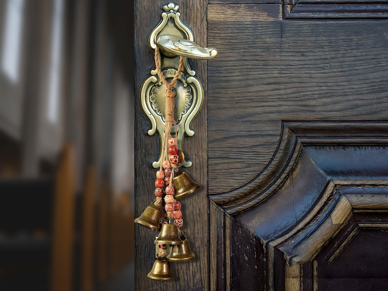 Protection Witch Bells Doorknob Hanger Celtic Door Bells 6 - Etsy