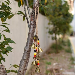 Garden Patio Magic Bells, Rustic Bells, Home Protection Bells, Witch ...