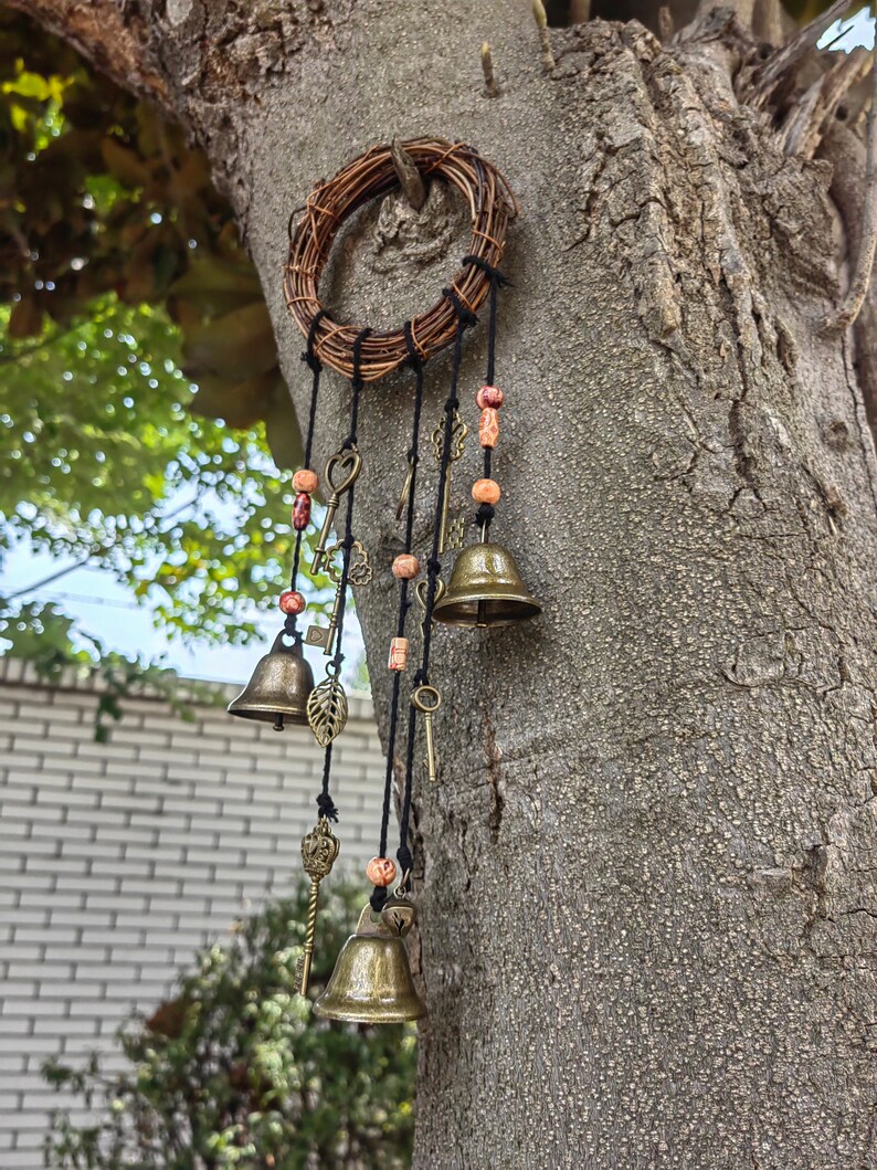 Witch Magic Bells for Door Hangers, Witch's Bells, Doorknob Hanger ...
