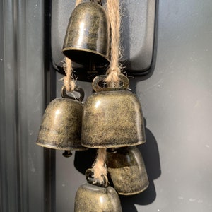 Hanging Door Knob Protection Bells, Hanging Bells for Door, Witchy ...