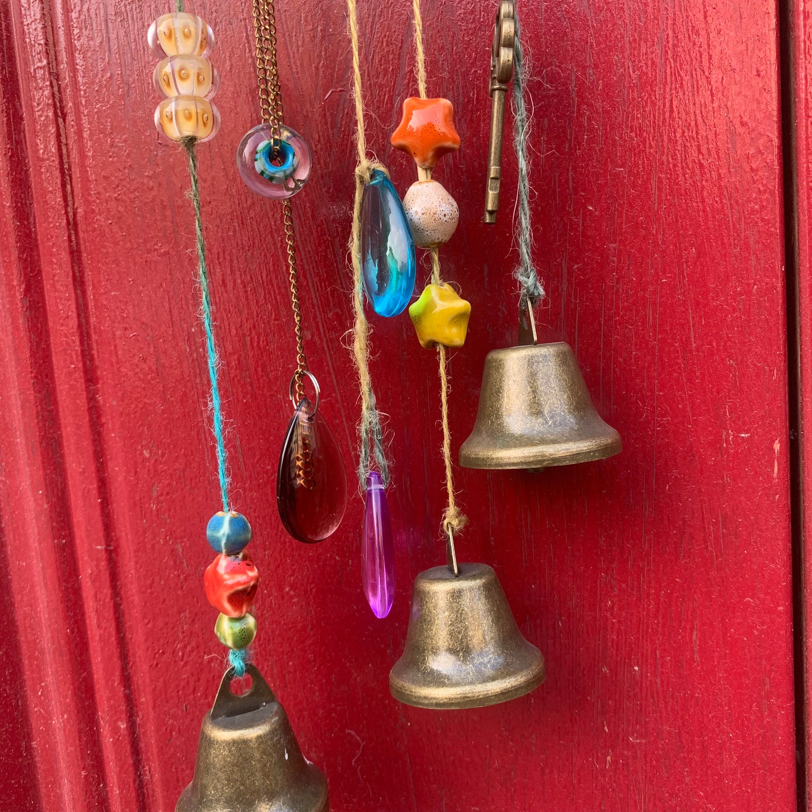 Moon Door Hanger, Spiritual Bells, Witch Bells, Door Bells, Protection ...