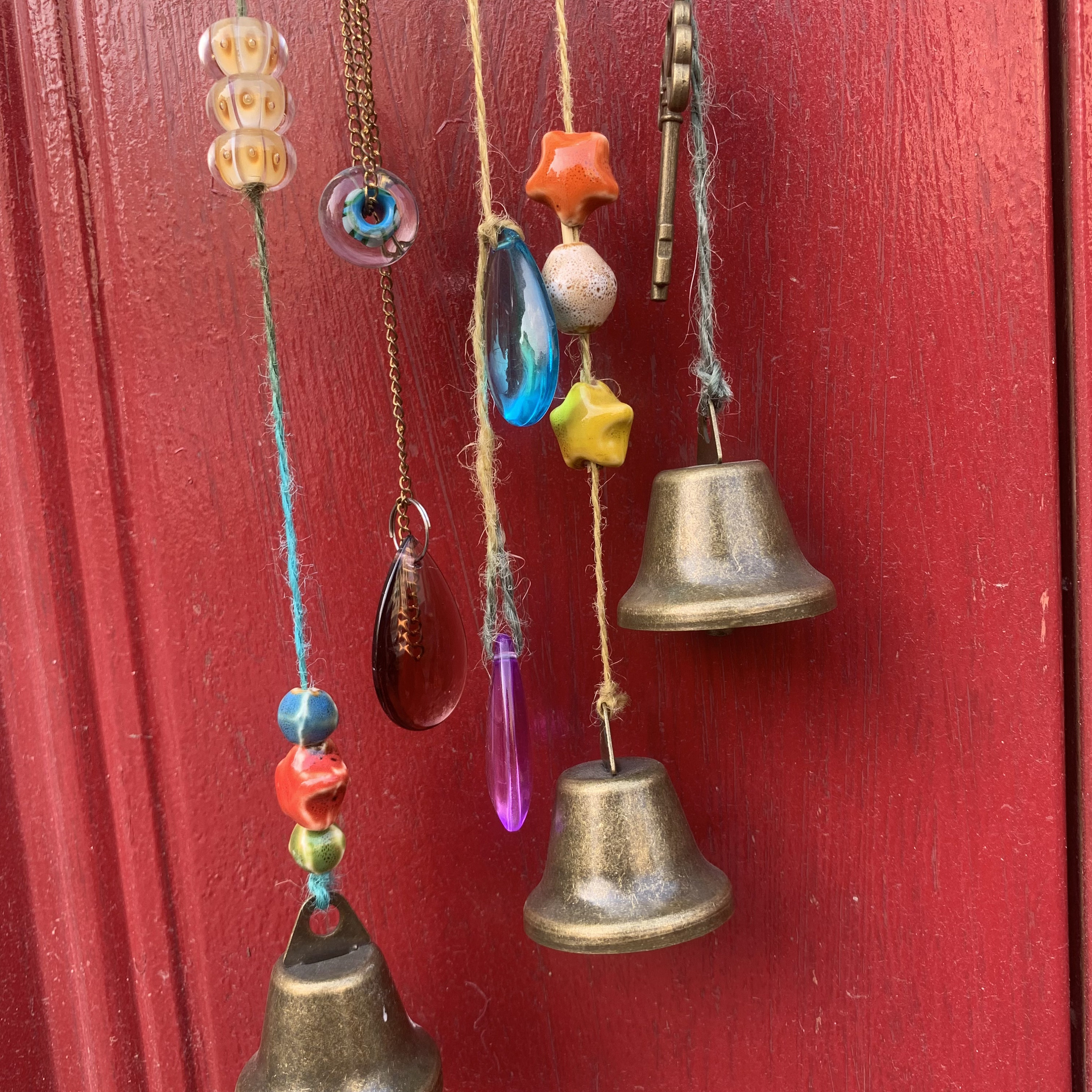 Moon Door Hanger, Spiritual Bells, Witch Bells, Door Bells, Protection ...