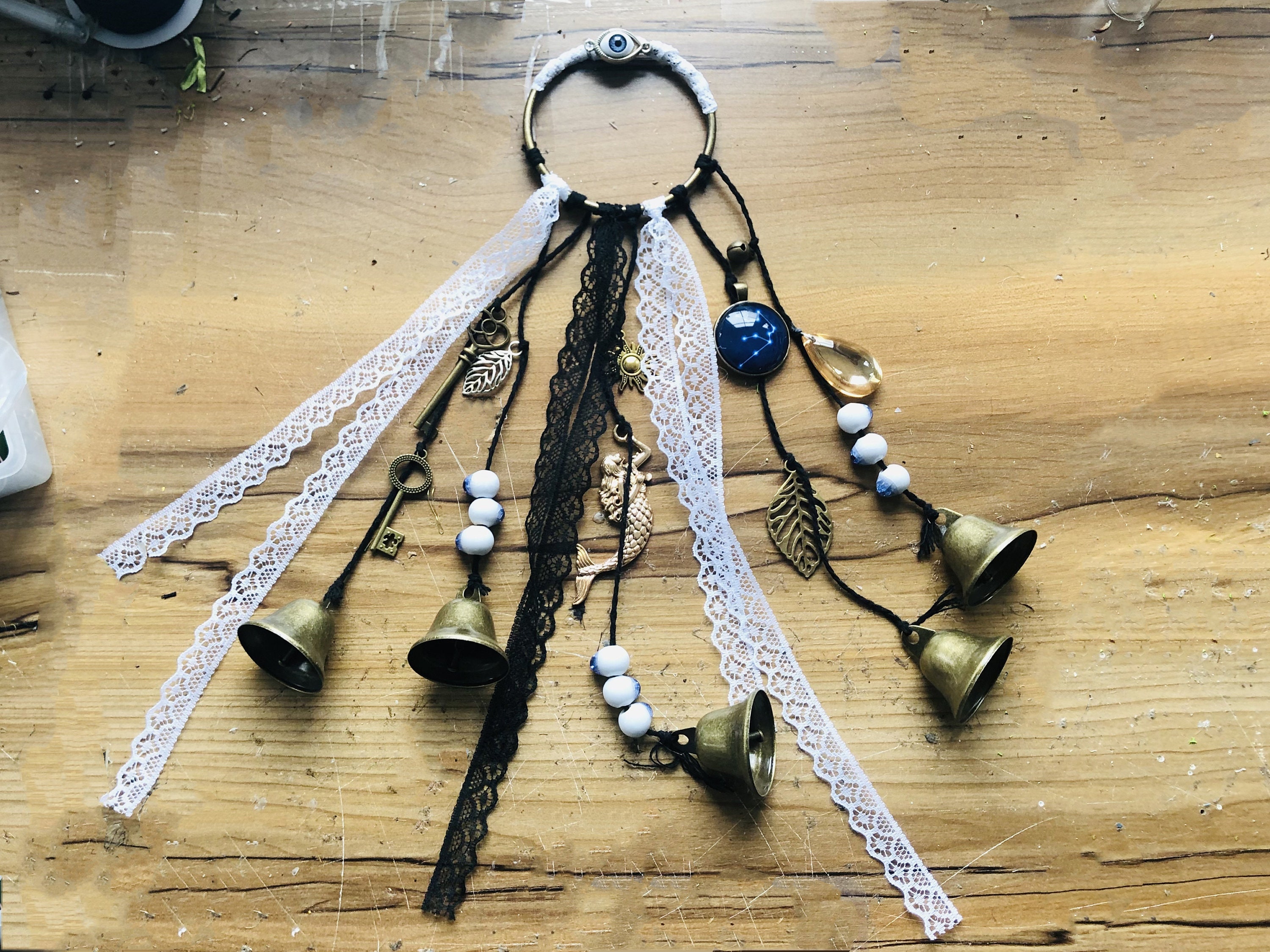 Vintage Gothic Witch Bells - Witch's Spiritual Bells - New Home Gift ...