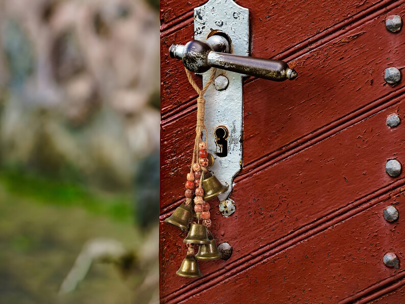 Protection Witch Bells Doorknob Hanger Celtic Door Bells 6 - Etsy