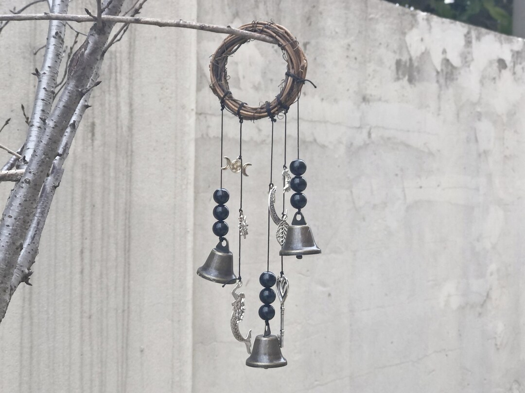 Front Door Protection Bells, Handmade Wicca Witch Bells, Witchy Things ...