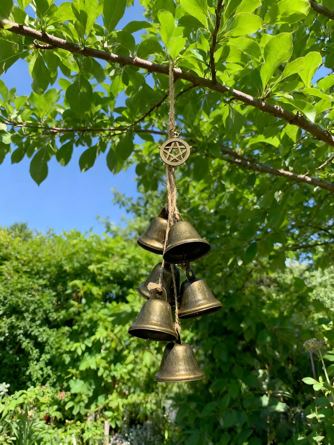 Hanging Bells for Door Protection, Wicca Hanging Bells for Temple ...