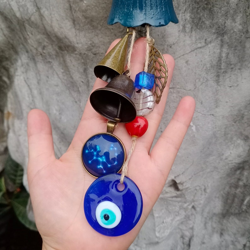 Evil Eyes Witch Bells, Witch Bells for Door Protection, Hanging Bells ...