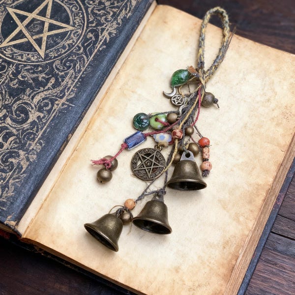 Witchy Bell Wind Chimes - Etsy