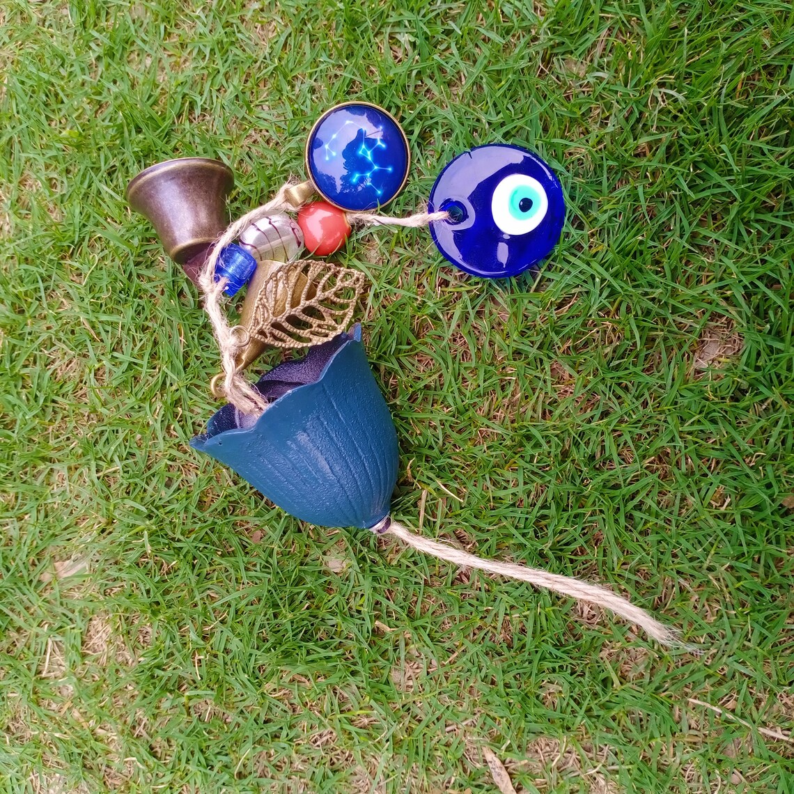 Evil Eyes Witch Bells, Witch Bells for Door Protection, Hanging Bells ...