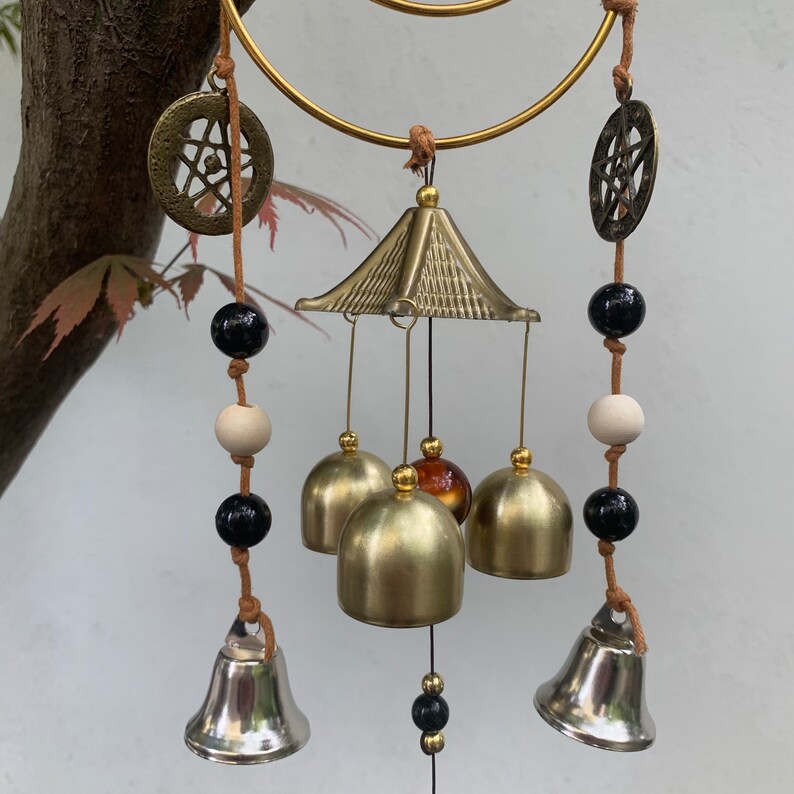 Witch Bells for Door , Hanging Bells on Rope , Pagan Witchy Supplies ...