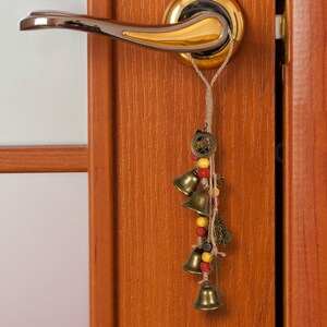 Garden Patio Magic Bells, Rustic Bells, Home Protection Bells, Witch ...