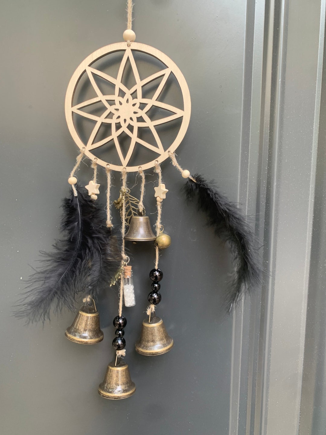 Hanging Bells for Door, Witch Bells for Door Knob, Witch Bells Wind ...