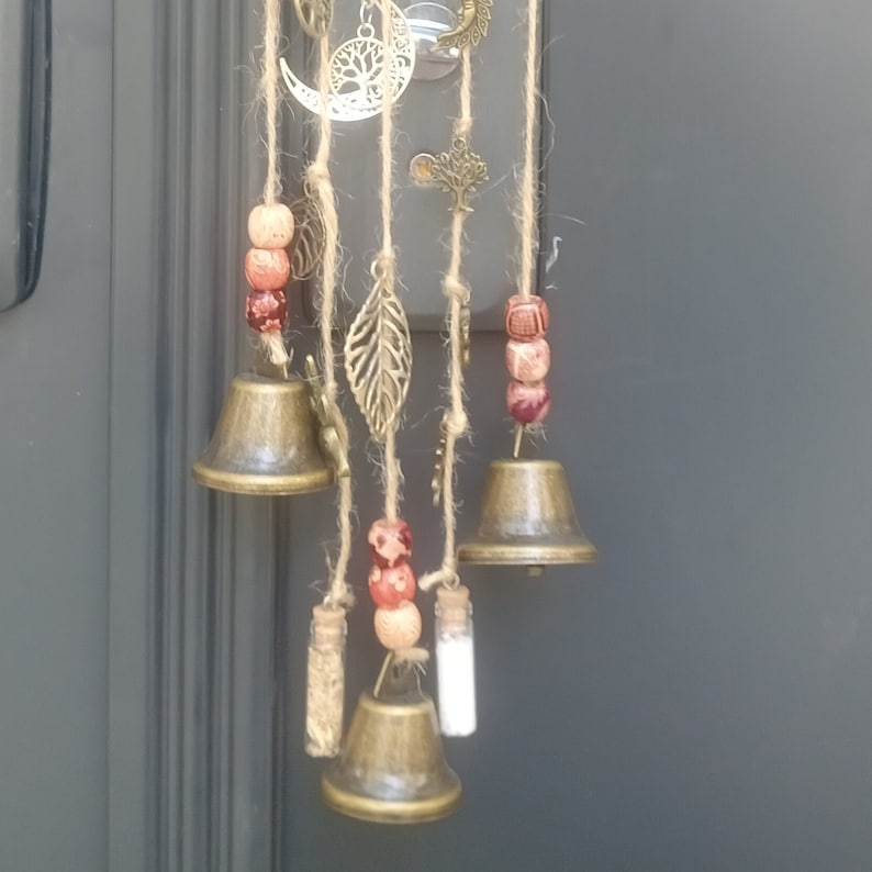 Witch Bells Wreath, Witch Bells for Door, Witch Bells Wind Chime, Door ...