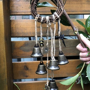 Witch's Bells for Protection, Good Fortune Bells, Protection Bells ...