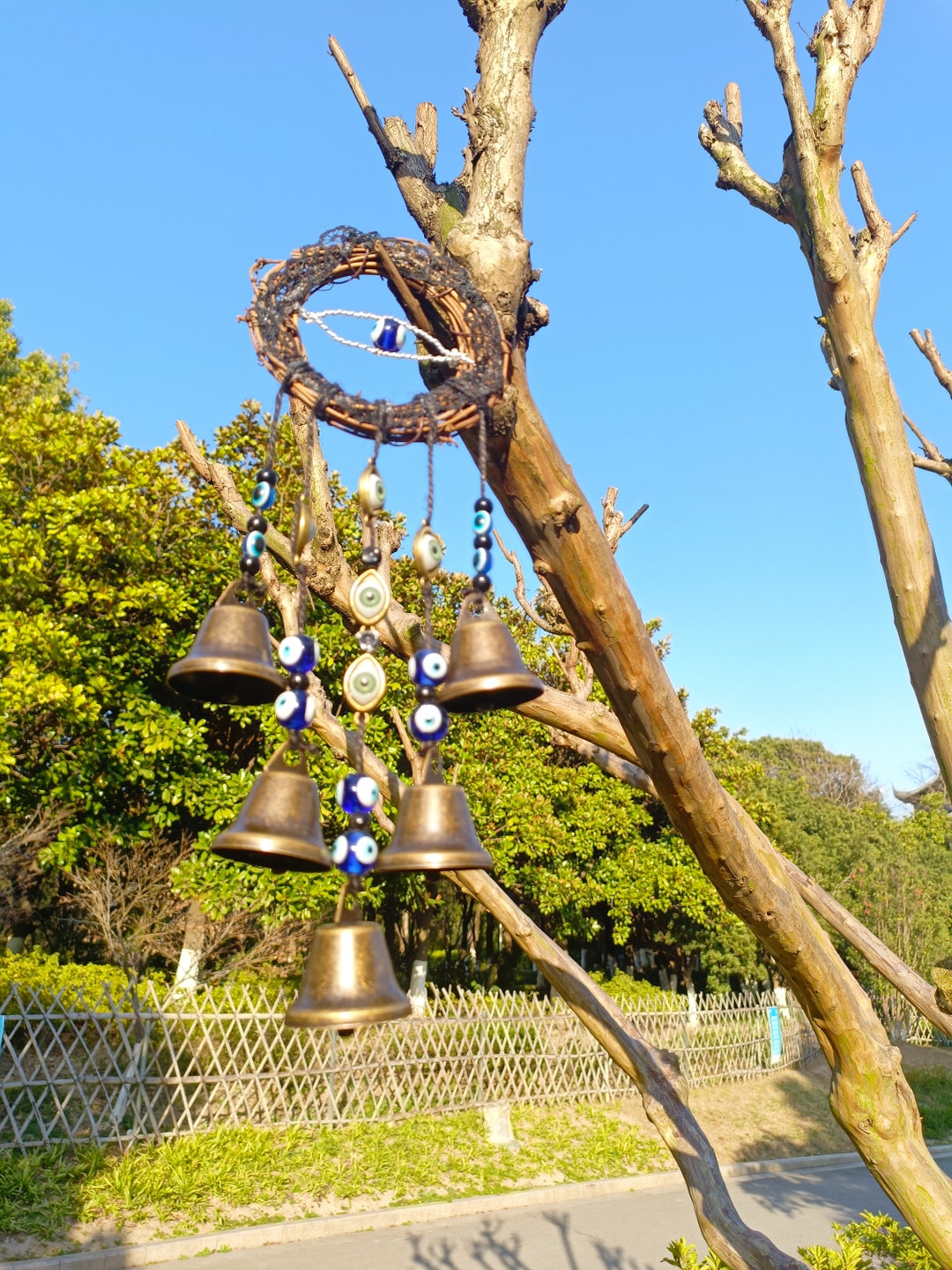 Black Witch Bells Handmade Witch Bells Hanging Bells Wreath - Etsy