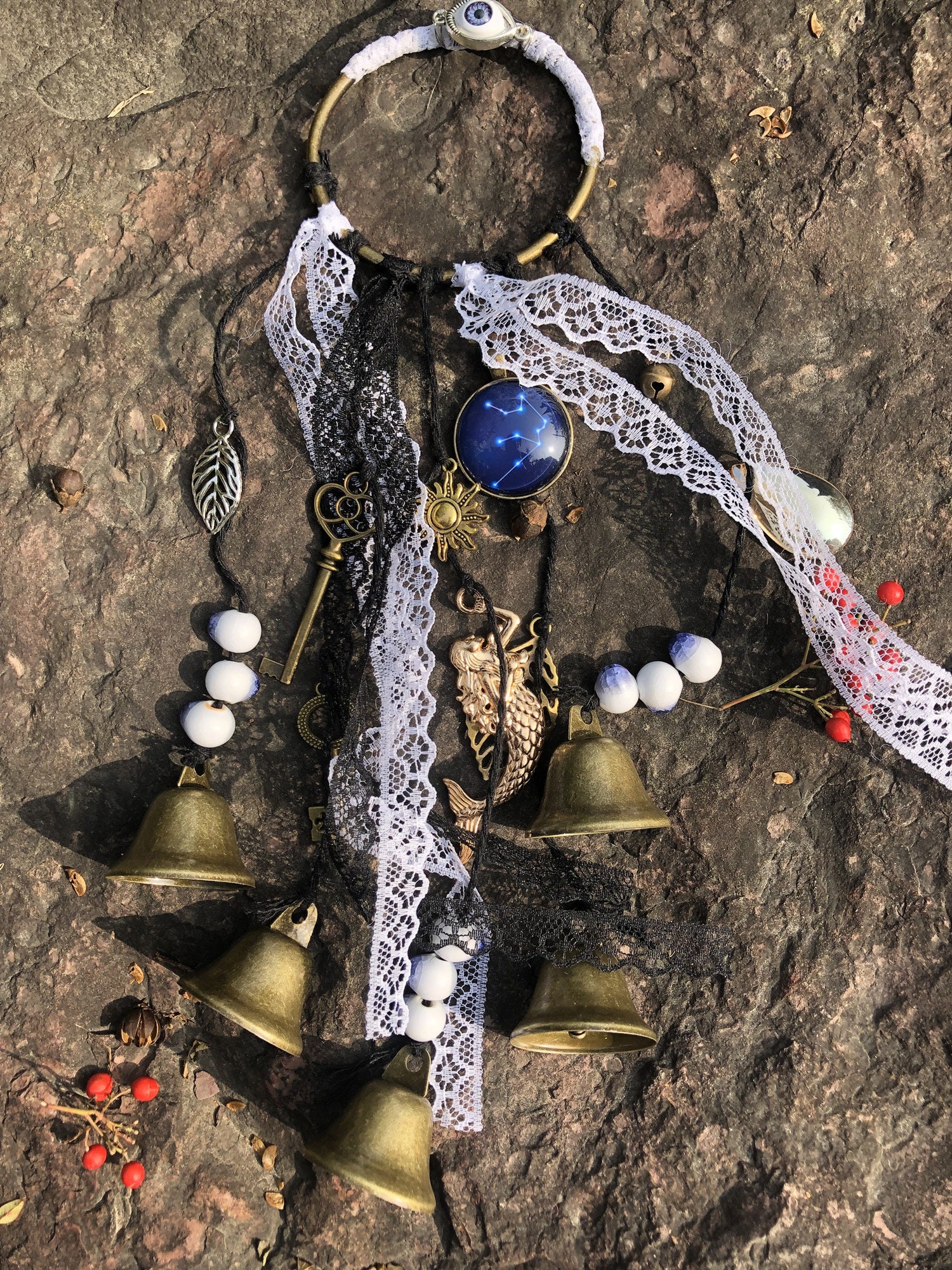 Vintage Gothic Witch Bells - Witch's Spiritual Bells - New Home Gift ...