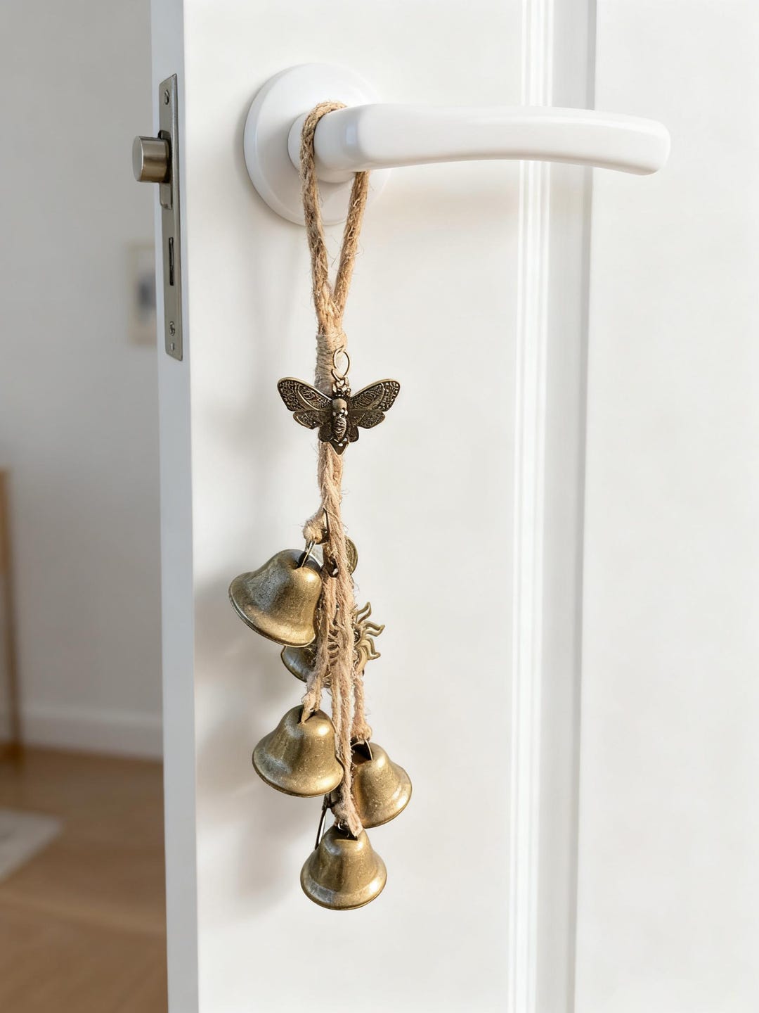 Hanging Bee Witch Bells for Doorknob, Celtic Door Bells, Door ...