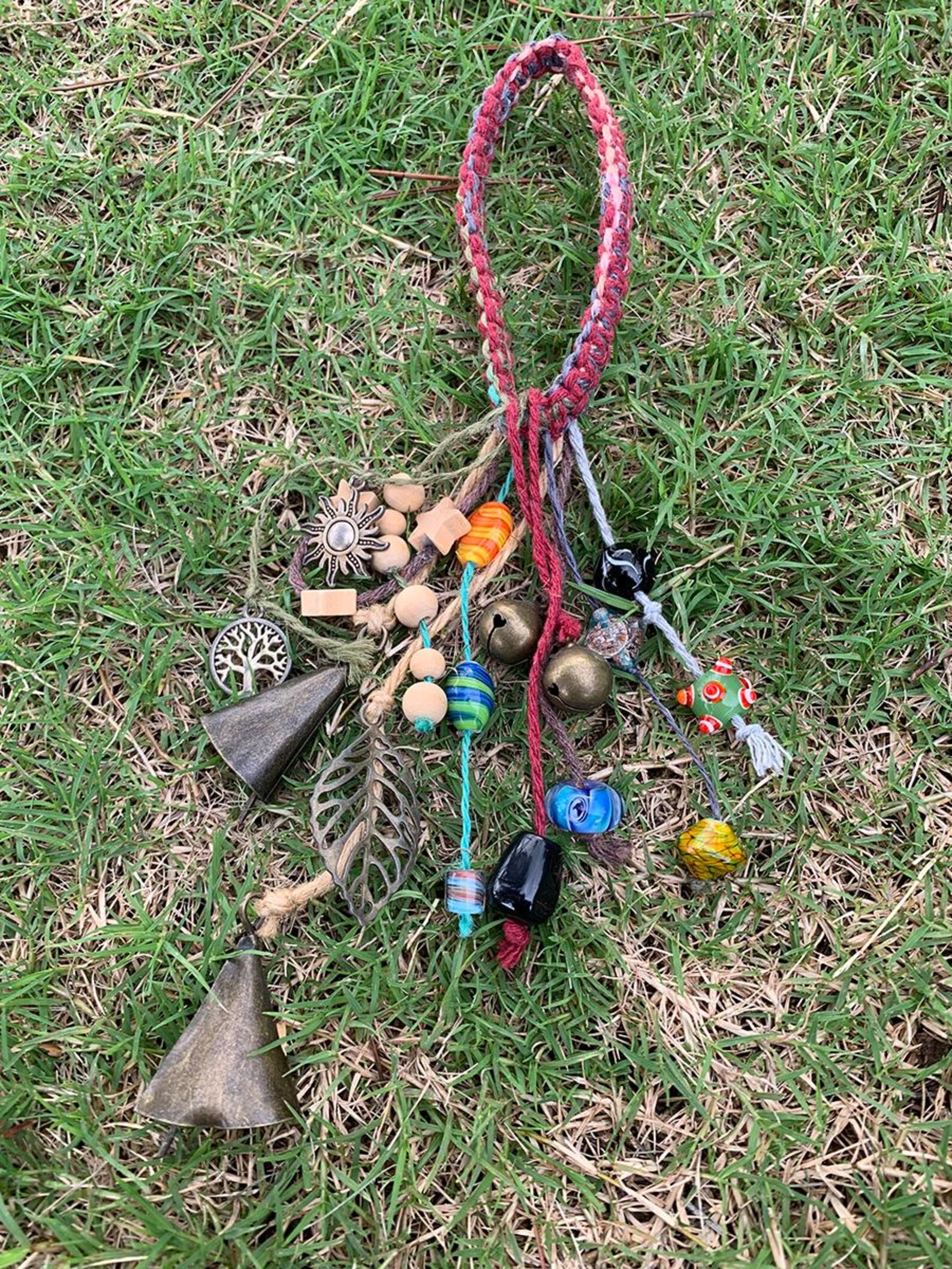 Bohemian Wind Charm, Witch Bells for Door Protection, Hanging Door Knob ...