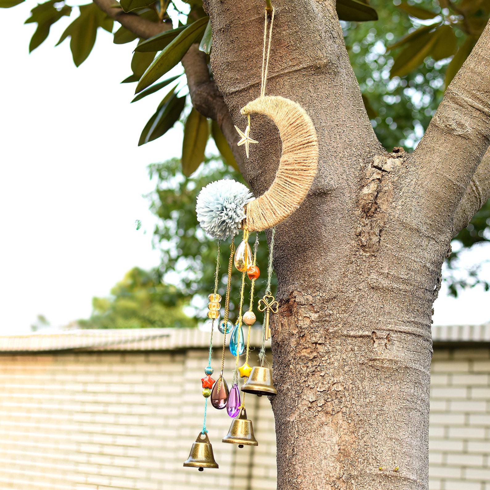 Moon Door Hanger, Spiritual Bells, Witch Bells, Door Bells, Protection ...