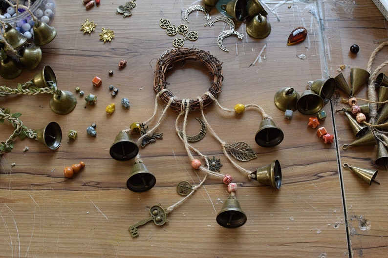 Kitchen Altar Decor Rustic Bell Witch Bells Witchcraft - Etsy