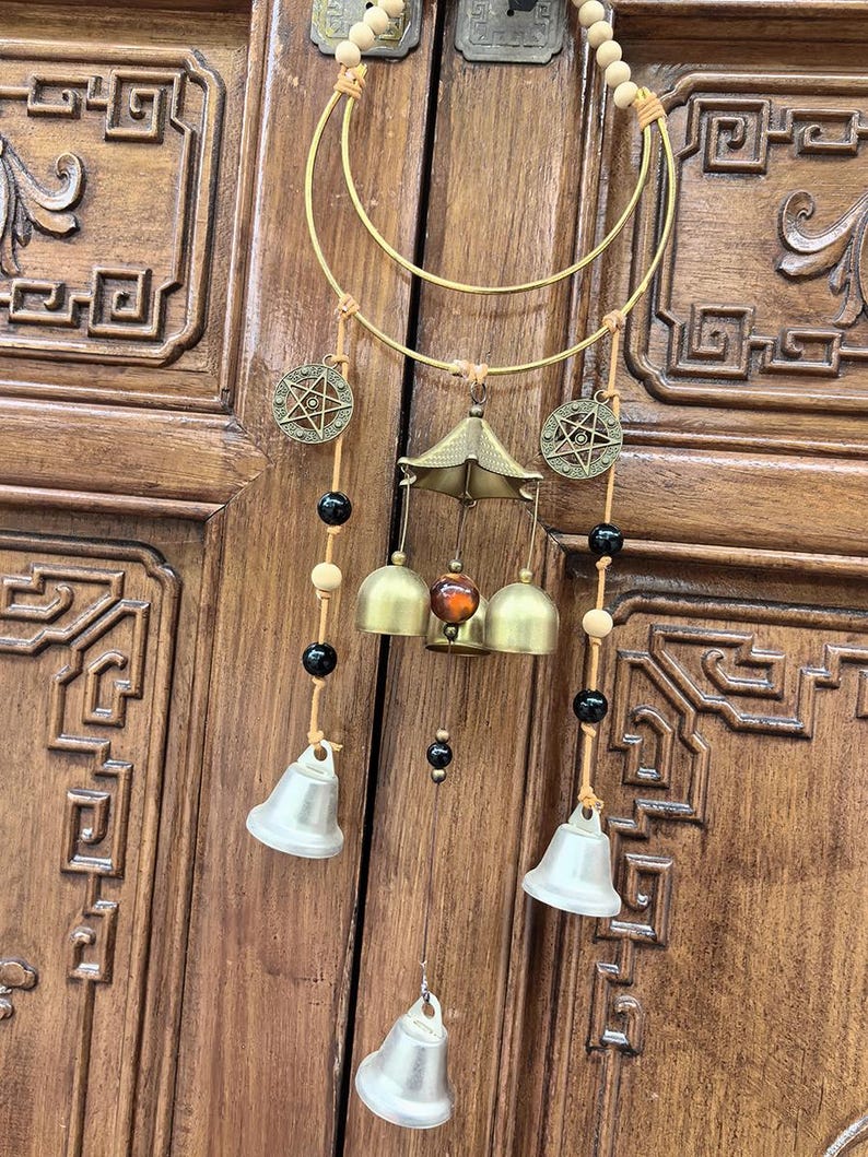 Witch Bells for Door , Hanging Bells on Rope , Pagan Witchy Supplies ...